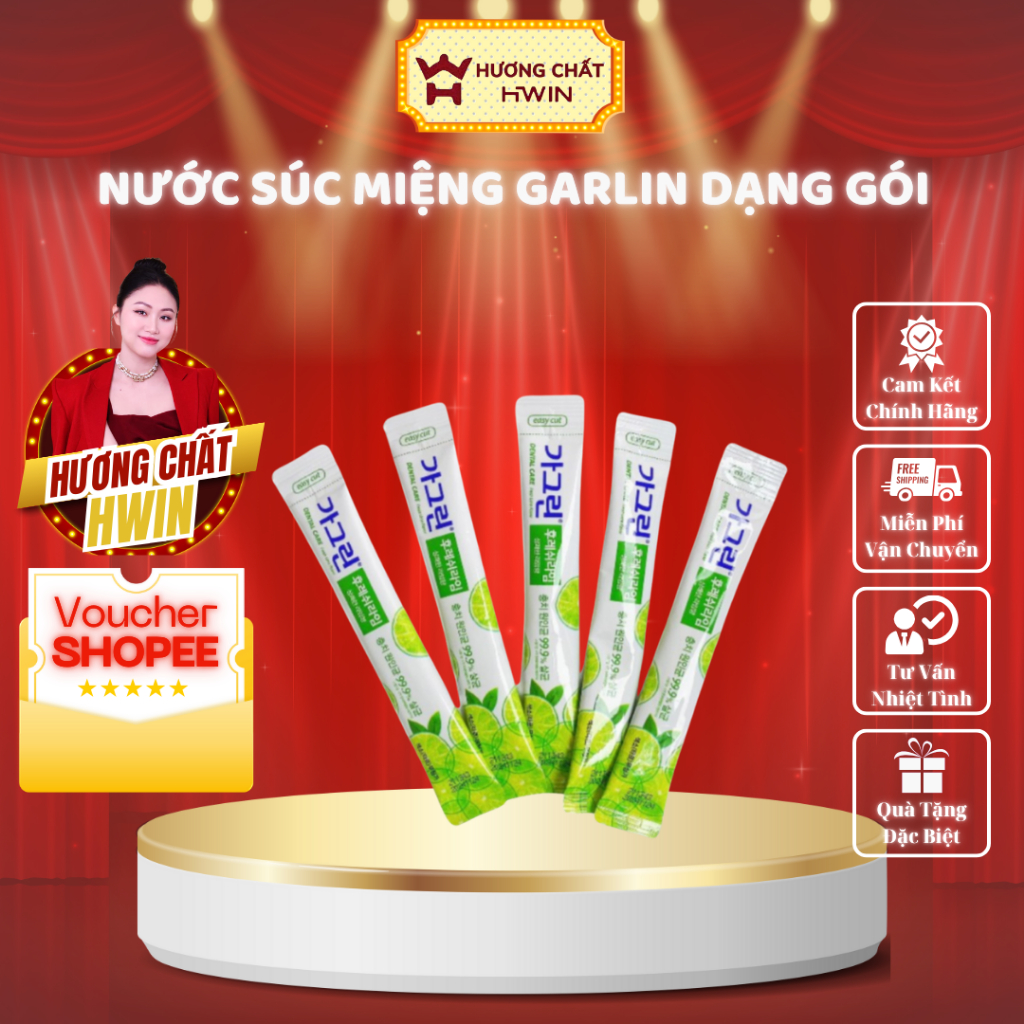 Nước súc miệng garglin hương chanh bạc hà hỗ trợ làm sạch trắng răng | Hương Chất HWIN | Shopee ...