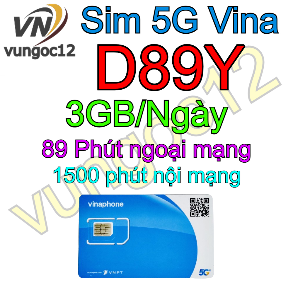 SIM VINA U1500 BIG50Y VD149 12D159V VD89P FHAPPY D500 D89Y TD49 THAGA60 K GIỚI HAN DATA | Shopee ...