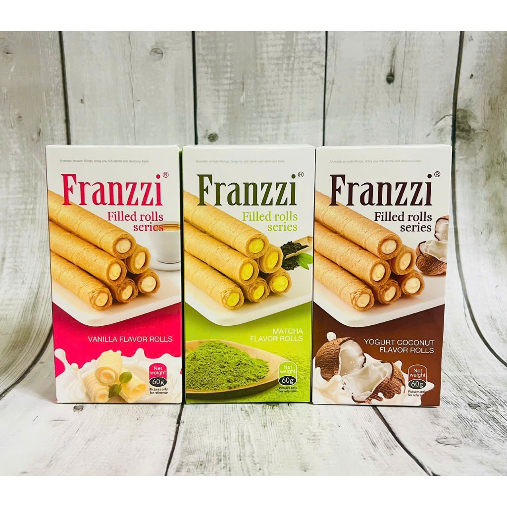 Bánh Ống Cuộn Nhân Kem Franzzi Hộp 60g | Shopee Việt Nam