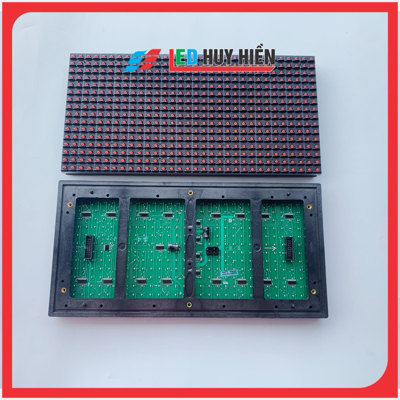 Led P10 màu đỏ ngoài trời bóng DIP và SMD ( module led p10 led cắm màu ...