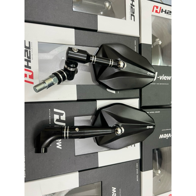 Kính-Gương chiếu hậu H2c Mẫu H-view V2 Nhôm cnc Kính trắng xịn (đạt ...