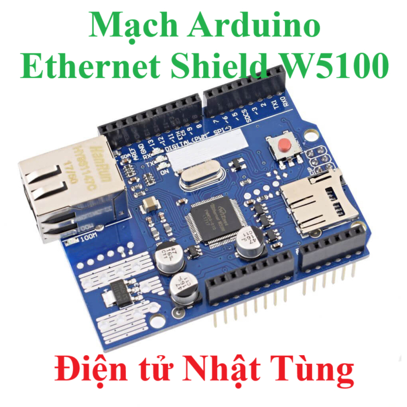 ARDUINO ETHERNET SHIELD W5100, VI ĐIỀU KHIỂN HỌ Arduino | Shopee Việt Nam