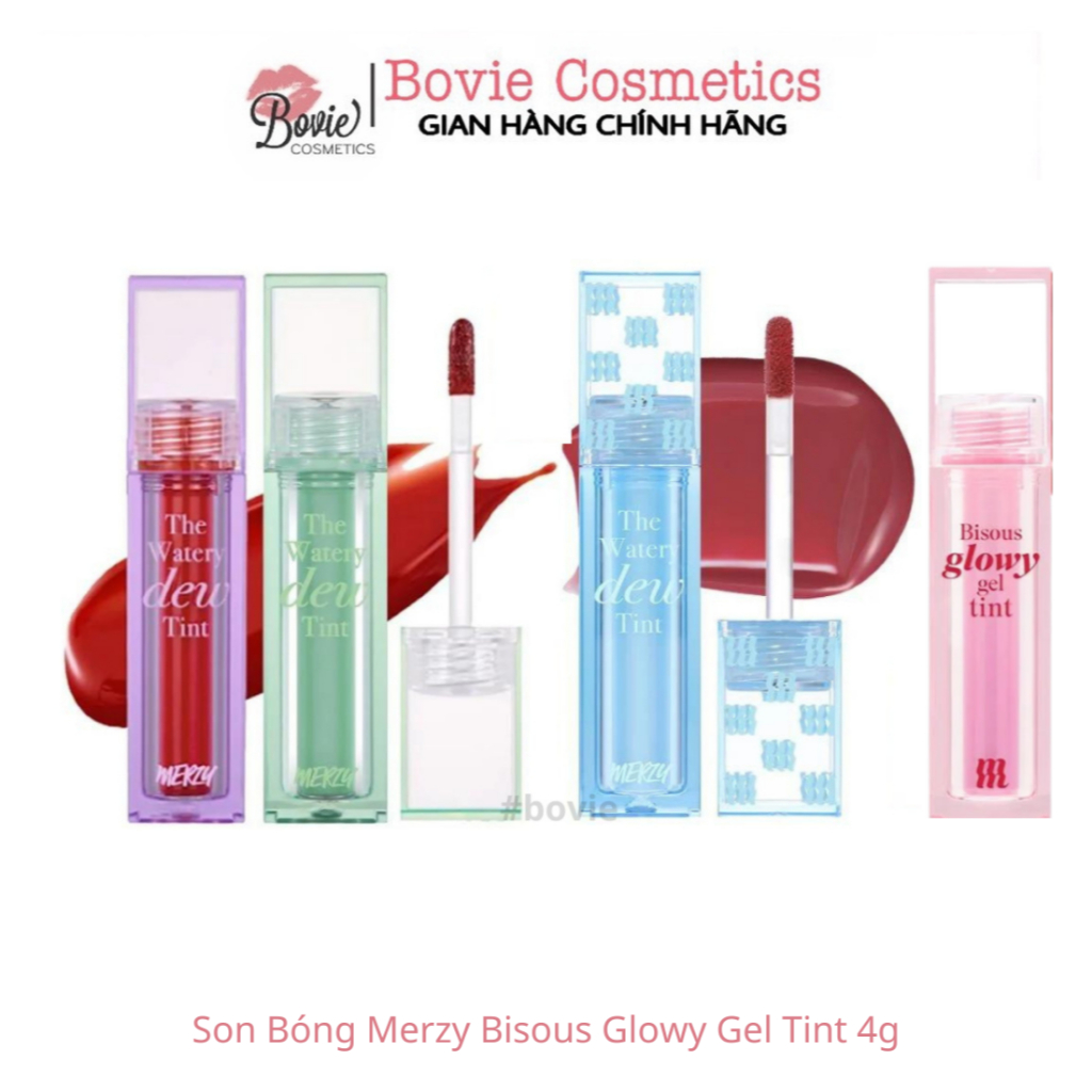 Son Tint Bóng Lì Merzy The Watery Dew Tint 4g | Shopee Việt Nam