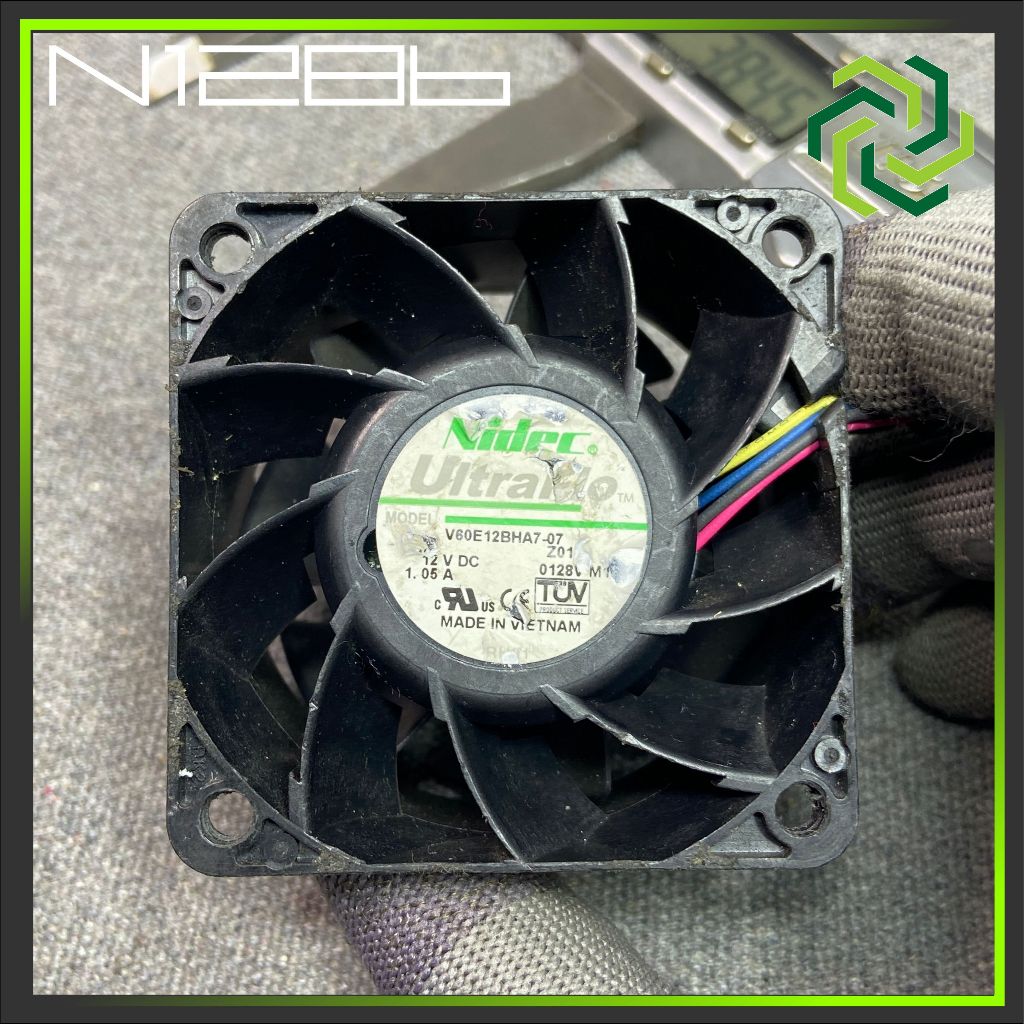 Quạt tản nhiệt 6 cm NIDEC ULTRAFLO 12V 1.05A, gió phản lực, V60E12BHA7-07 | Shopee Việt Nam