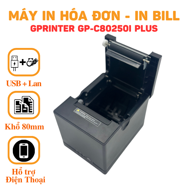 Máy in hóa đơn Gprinter GP-C80250 kết nối điện thoại & máy tính chuyên ...