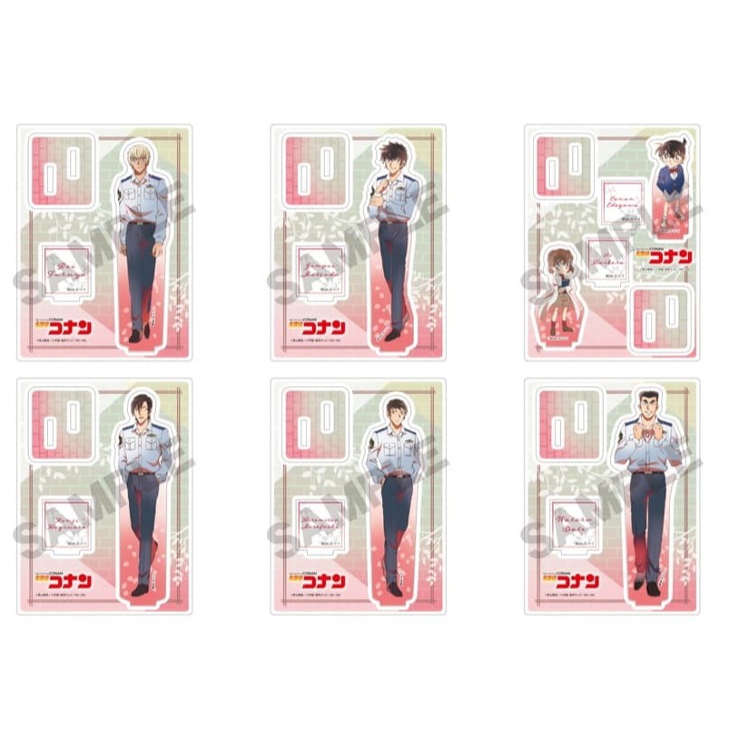 Mô hình standee Conan Haibara Amuro Hagiwara Date Matsuda Hiromitsu ...