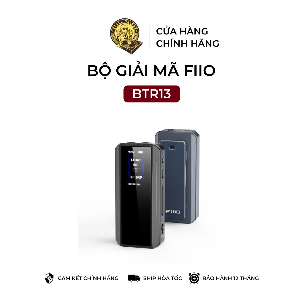 Bộ giải mã di động bluetooth dac FiiO BTR13 bluetooth receiver | Shopee ...