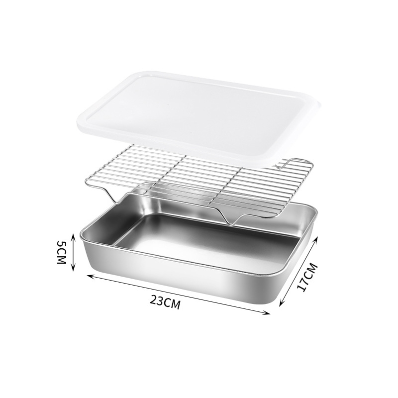 [CÓ SẴN] HỘP INOX CÓ NẮP (TẶNG KÈM KHAY ĐỠ BÊN TRONG) - INOX BOX ...