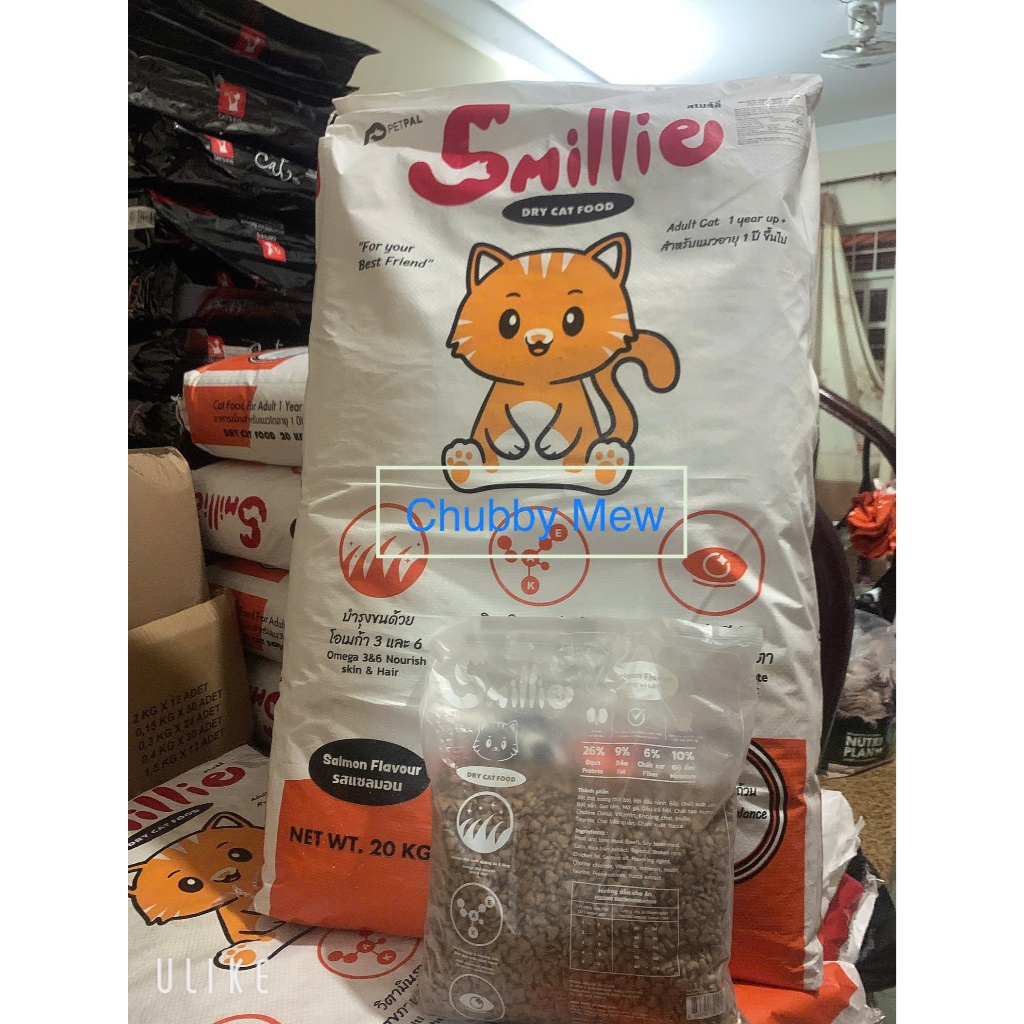 (Bao 20kg) Hạt Smillie Thái Lan cho mèo trưởng thành - Petshop Chubby ...