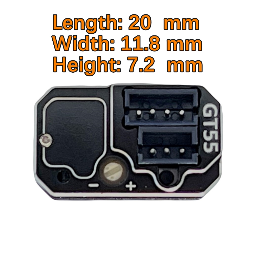 Gyro GT55 ver.4 mini 1/24 1/28 dành cho xe RC mini drift Wltoy K989 ...