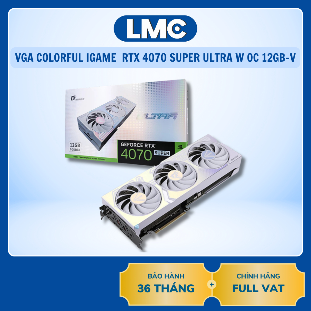 VGA Colorful iGame RTX 4070 SUPER Ultra W OC 12GB-V | Shopee Việt Nam