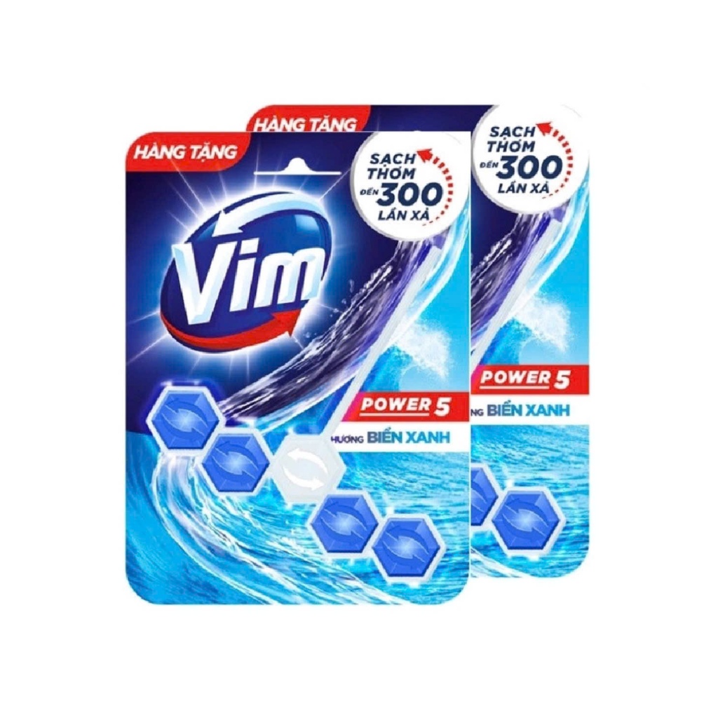 Viên Tẩy Bồn Cầu Vim Power 5 Sạch Khuẩn Thơm Mát (55g/viên) - Hương ...
