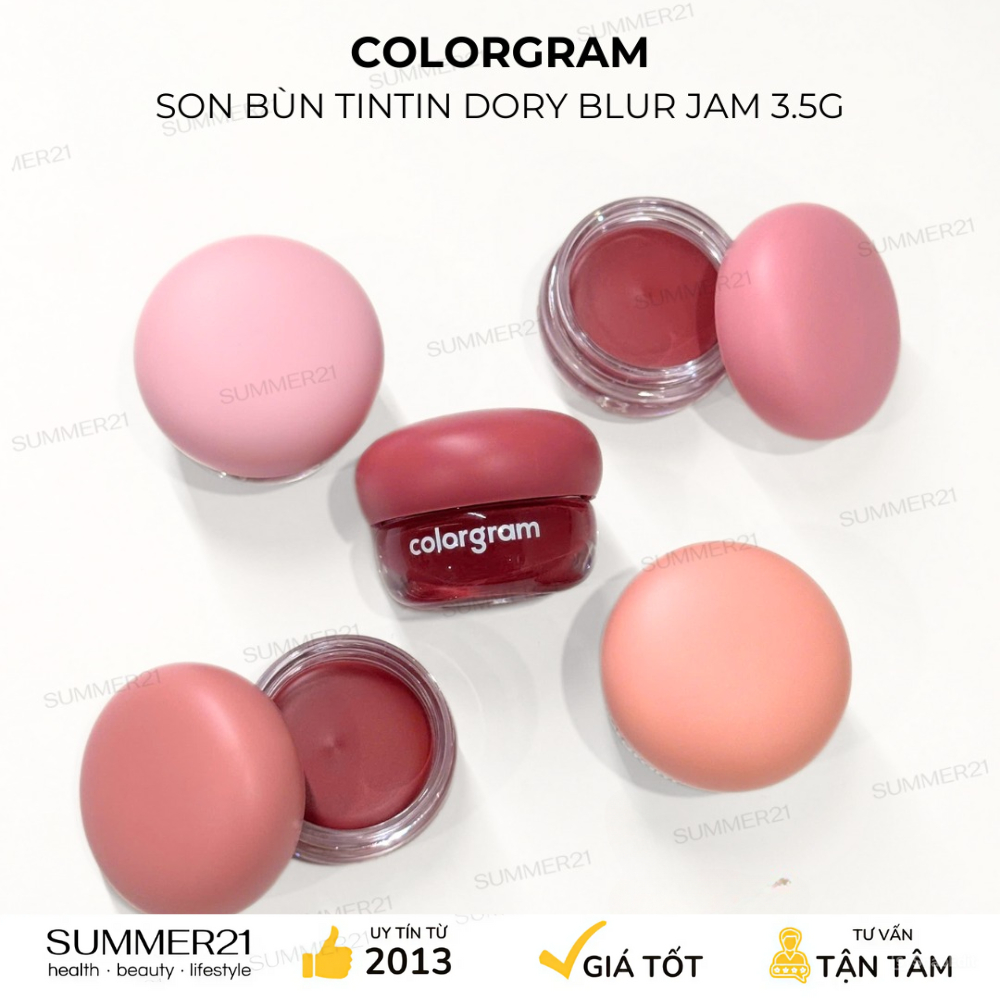 Son bùn COLORGRAM TINTIN DORY BLUR JAM 3.5G | Shopee Việt Nam