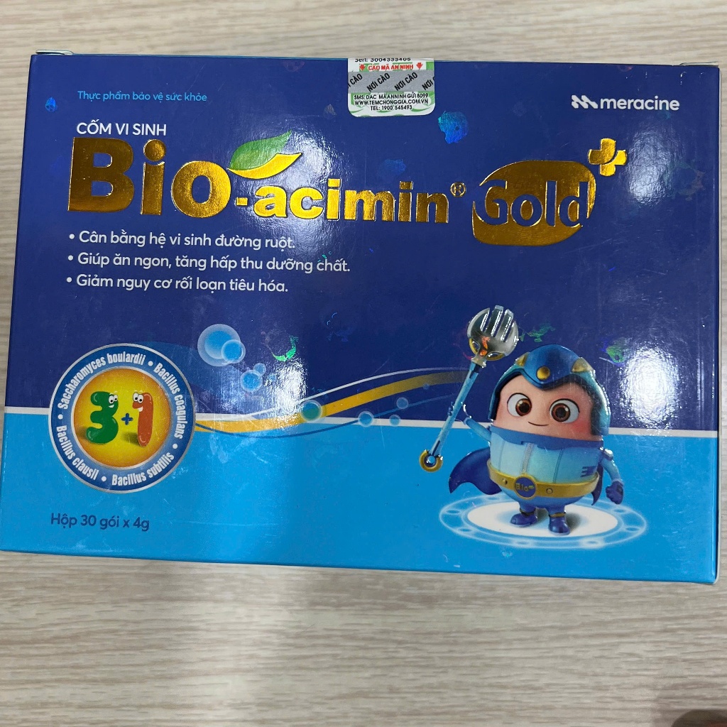 Cốm vi sinh Bioacimin Gold cân bằng hệ vi sinh đường ruột, giảm nguy cơ ...