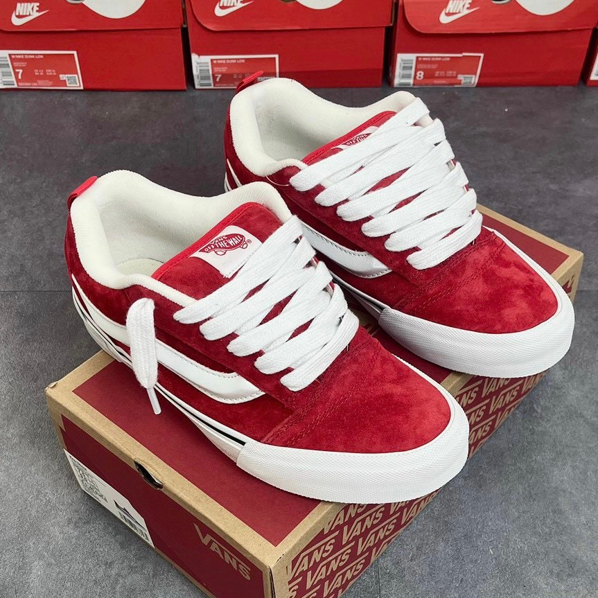 [ Chính Hãng] Giày Vans Knu Skool Red đỏ chuẩn auth size 36_43 bao ...