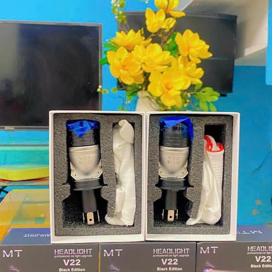 BiCauMiNi V22 Black, 55W Phù Hợp Cho OTo Xe Máy H4 - DC 12-24V ( Tặng ...