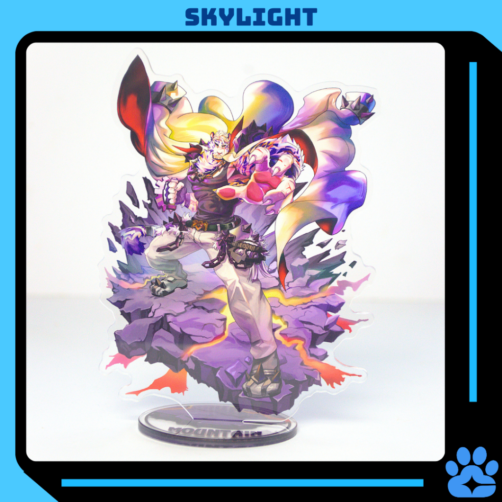 Mô hình/ Standee Furry MOUNTAIN - Arknights - 2 mặt - nhựa Mica - 15cm ...