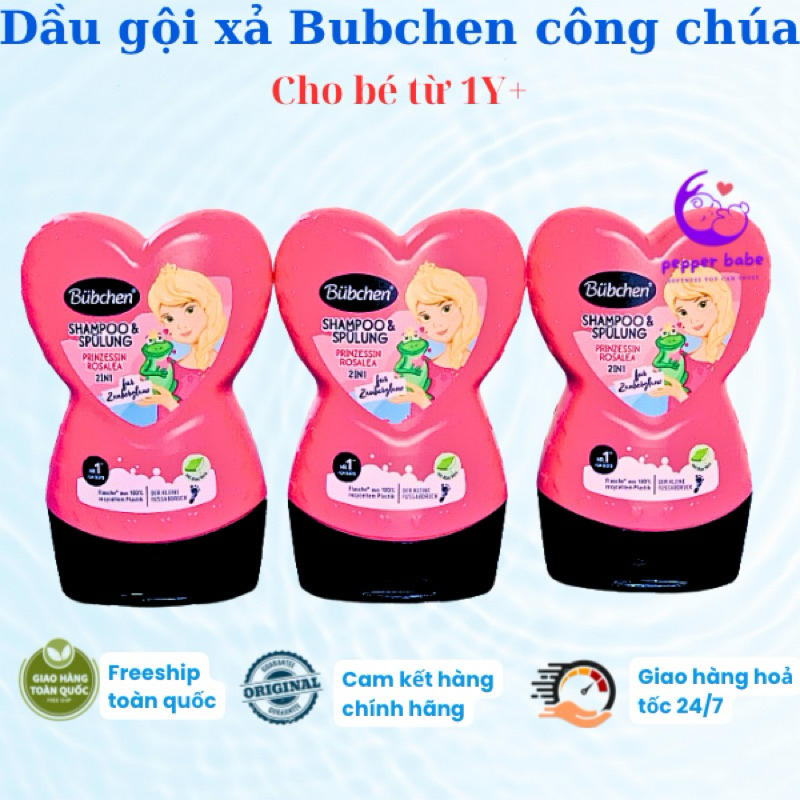 Gội xả Bubchen 230ml Trái Tim Hồng - Xanh | Shopee Việt Nam