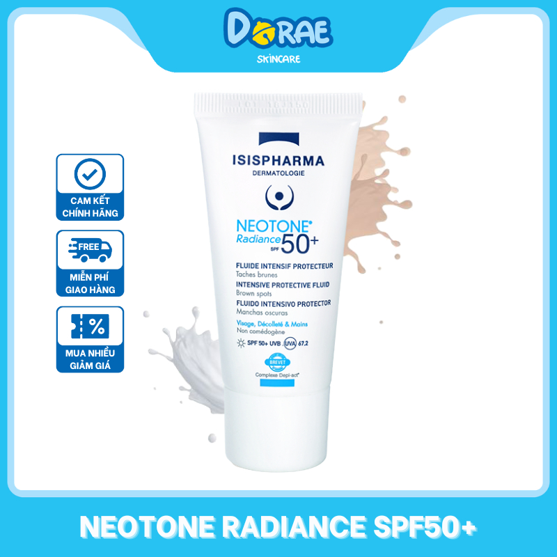 ISIS PHARMA GIÁ SỈ l Kem chống nắng, dưỡng trắng da, giảm thâm nám Neotone Radiance SPF50 ...