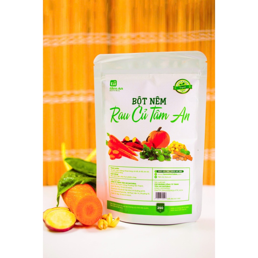 BỘT NÊM RAU CỦ TÂM AN THUẦN CHAY TÚI 420G | Shopee Việt Nam