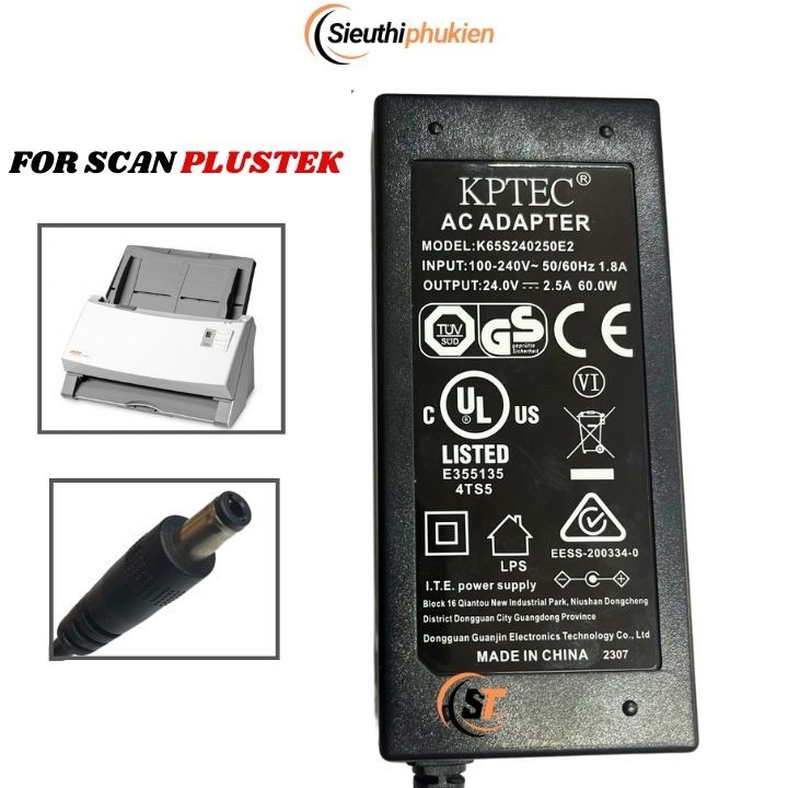 Dây nguồn Máy scan Plustek OpticPro A320L A320E A320 | Shopee Việt Nam
