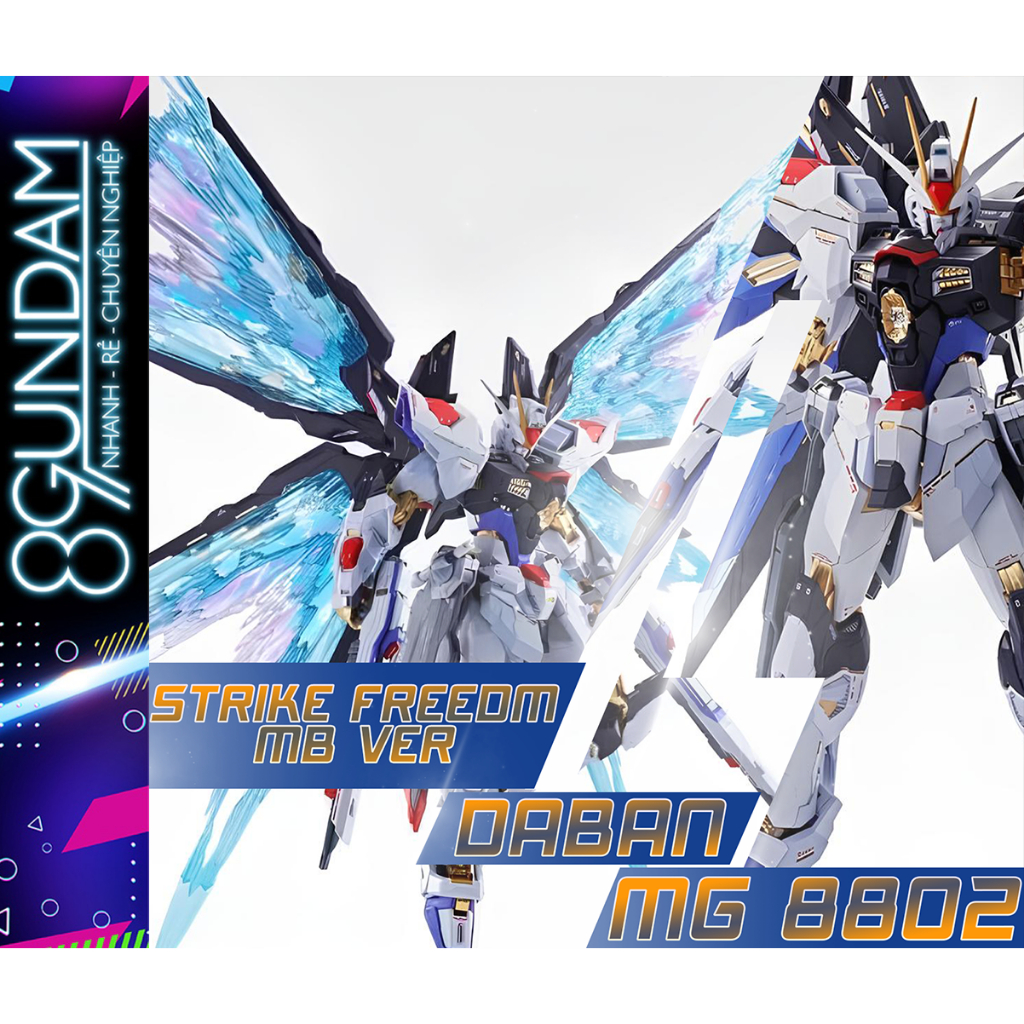[CÓ SẴN] Mô Hình Lắp Ráp MG 8802 Strike Freedom ver. MGEX / 8802S Soul Blue Ver. | Shopee Việt Nam