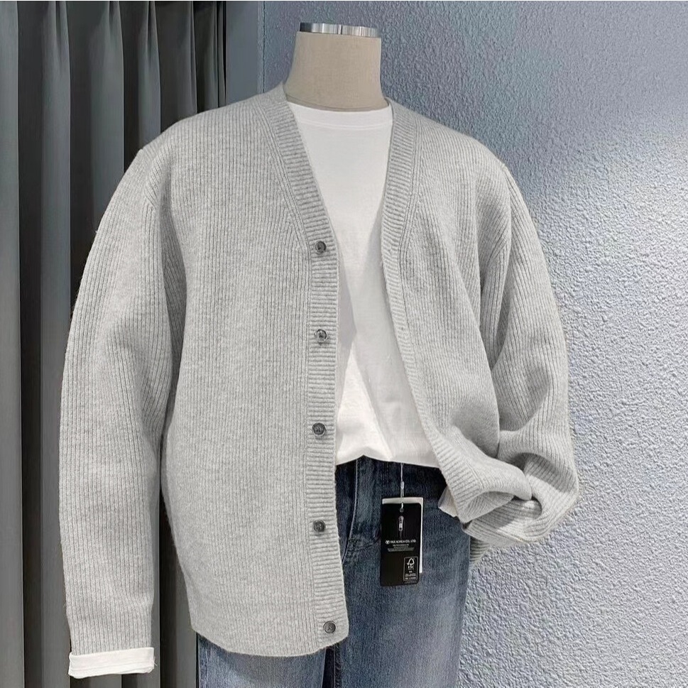 Áo Cadigan Nam Nữ Trơn Bassic NOIRWEAR TOP 010 - Màu sắc dễ mặc, thoáng ...