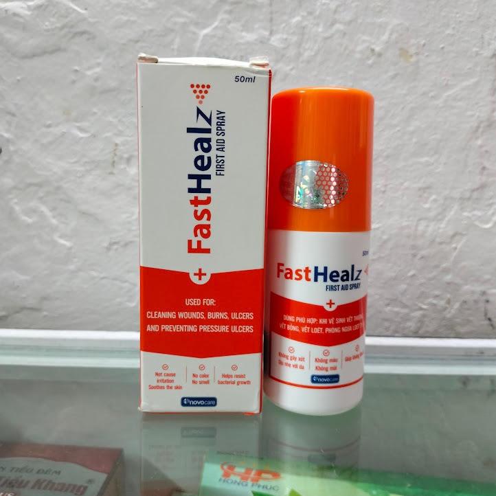 [HỎA TỐC] Xịt sát khuẩn Fasthealz First Aids Spray chai 50ml | Shopee ...