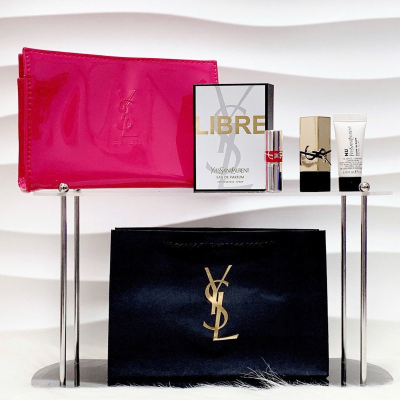 [CHÍNH HÃNG] Set Trang Điểm YSL Món Son Mini, Nước Hoa, Túi | Shopee ...