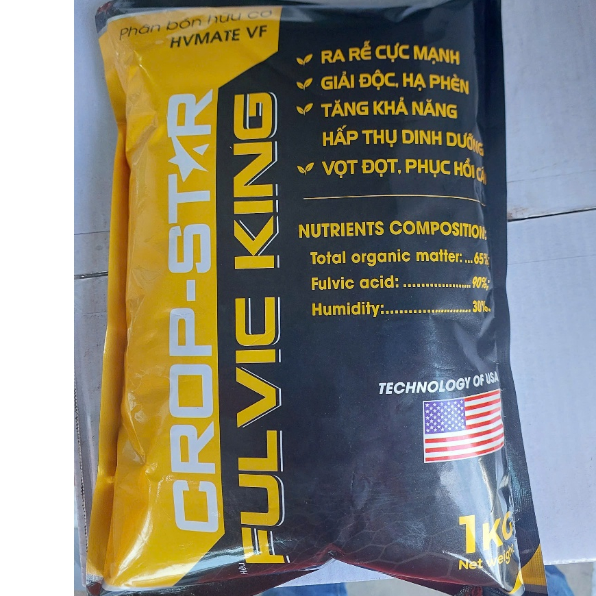 FULVIC KING Bột gói 1kg Phun tưới tốt cho cây trồng | Shopee Việt Nam