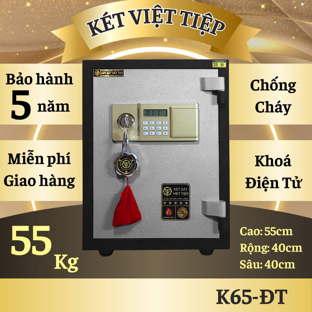 Két sắt Điện Tử thương hiệu Cơ Khí Việt Tiệp, Siêu Cường_Chống Cháy ...