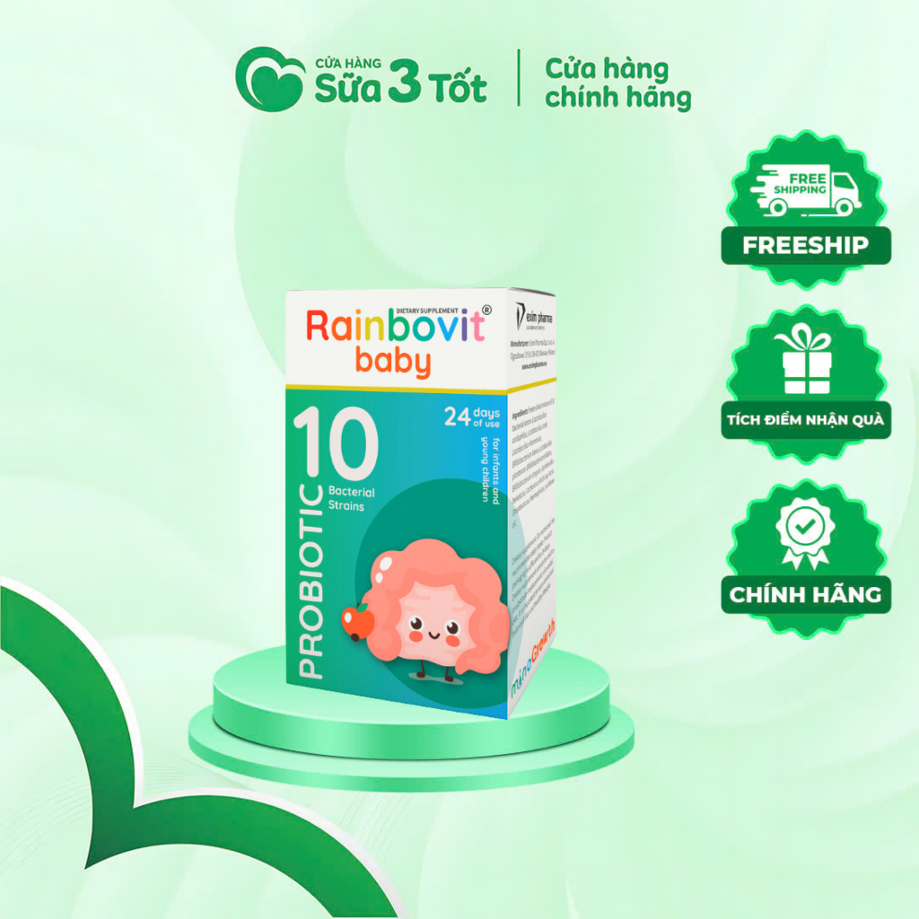Men 10 Chủng Rain BoVit Baby - Ba Lan - 5ml ( BQ Nhiệt Độ Thường ...