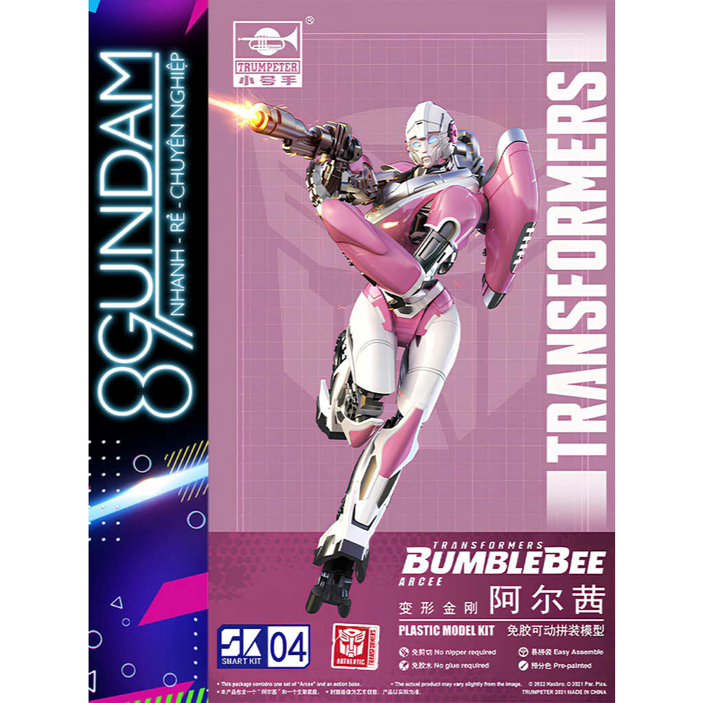 [CÓ SẴN] Mô Hình Lắp Ráp Transformer Bumblebee SK-04 Arcee (tặng kèm ...
