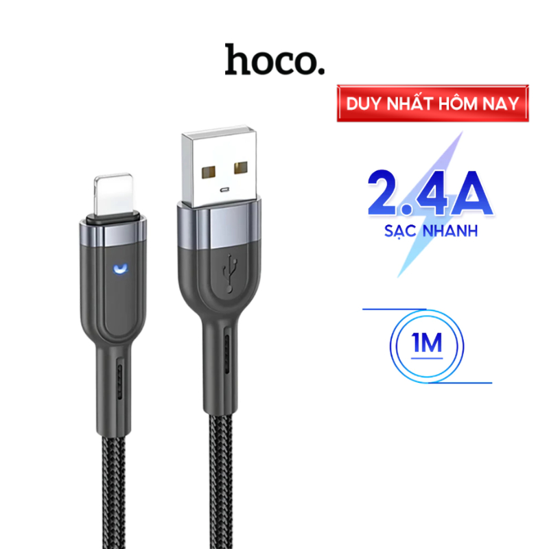 Dây sạc nhanh 2.4A Hoco,cáp sạc điện thoại chân usb truyền dự liệu,chất ...