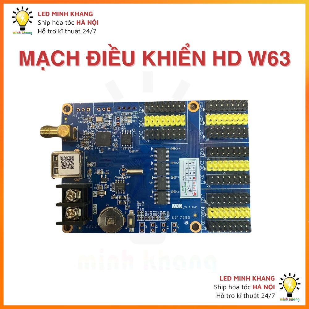 Card HD-W63 (có wifi điều khiển led 1 màu-3 màu) | Shopee Việt Nam