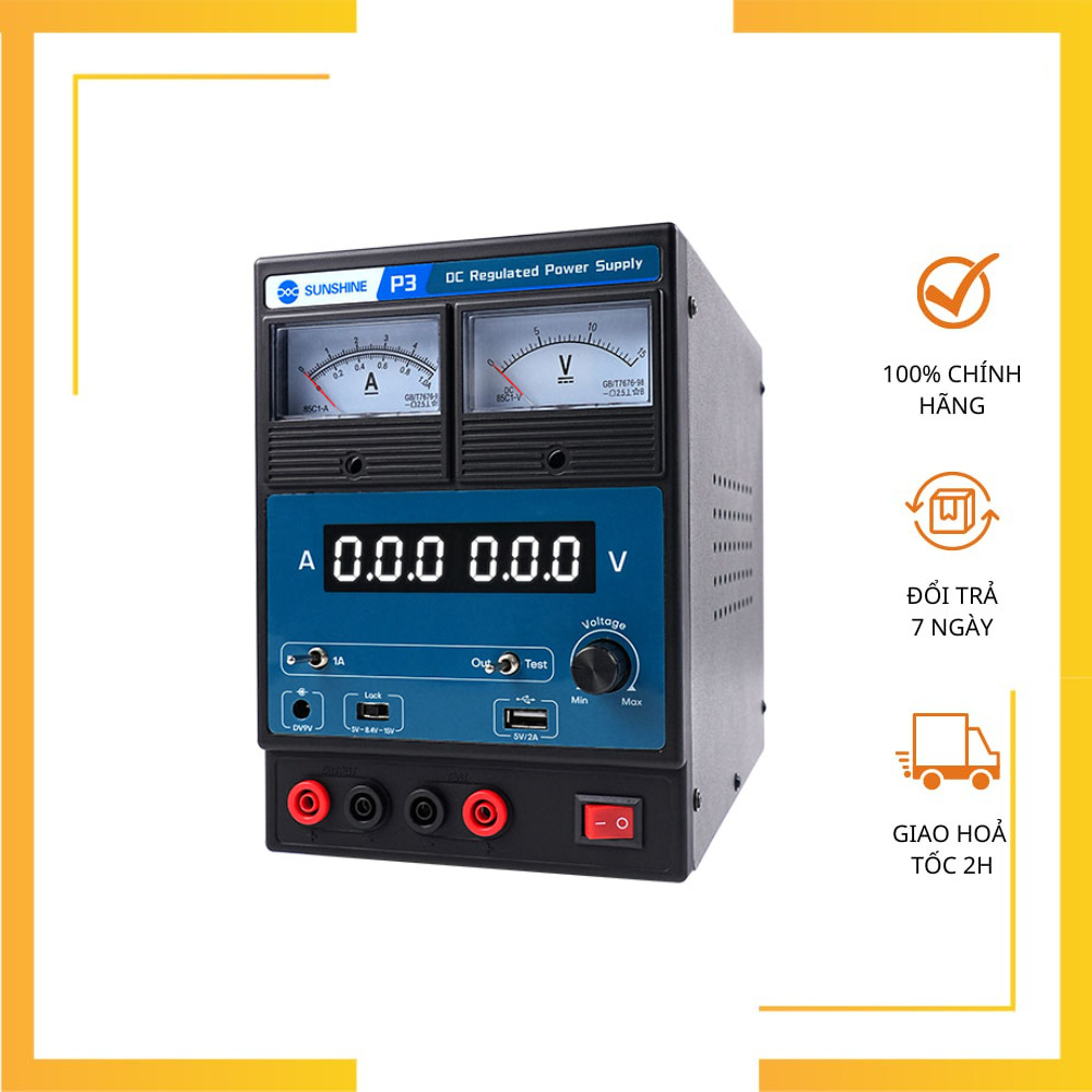 Máy cấp nguồn Sunshine P3 (5A 30V) | Shopee Việt Nam