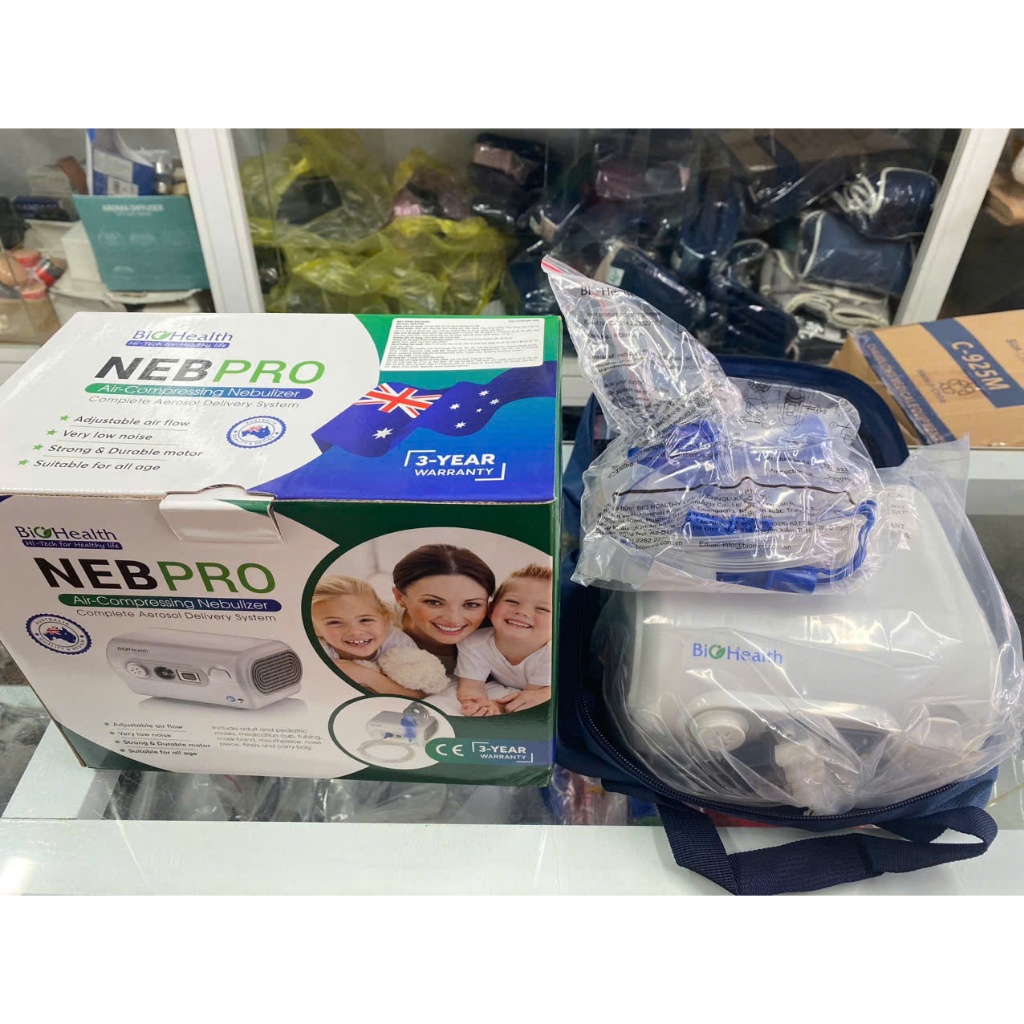 MÁY XÔNG MŨI HỌNG BIOHEALTH NEB PRO CHÍNH HÃNG | Shopee Việt Nam