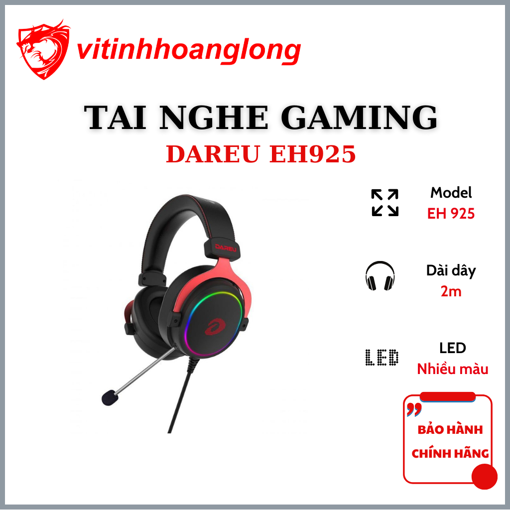 Tai nghe Dareu EH925 LED RGB - 7.1 | Shopee Việt Nam