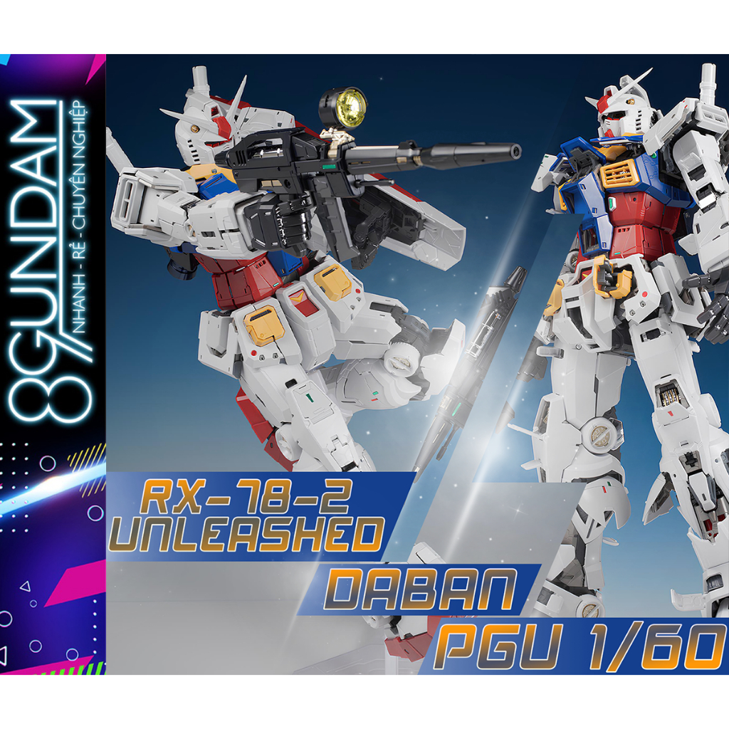 [CÓ SẴN] Mô Hình Lắp Ráp PG Unleashed RX-78-2 Fighter (tặng kèm LED ...