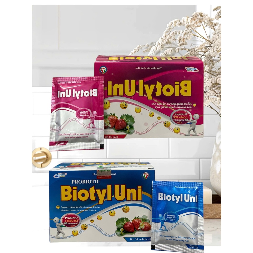 Cốm men vi sinh Biotyl Uni-Hỗ trợ giảm RLTH, giúp ăn ngon, tăng hấp thu ...