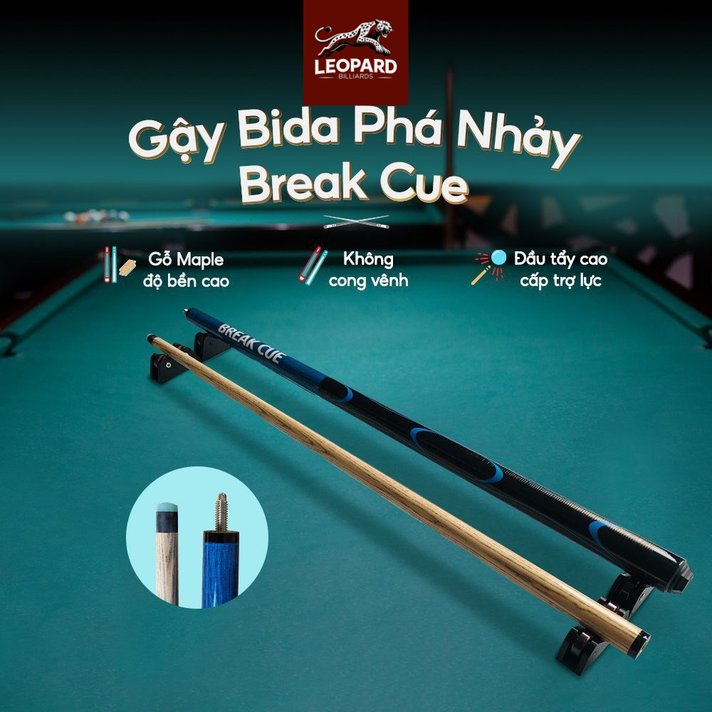 Cơ Bida Phá Nhảy Break Cue - 2 Khúc, 3 Khúc Tháo Rời - Gỗ Tần Bì Cao ...