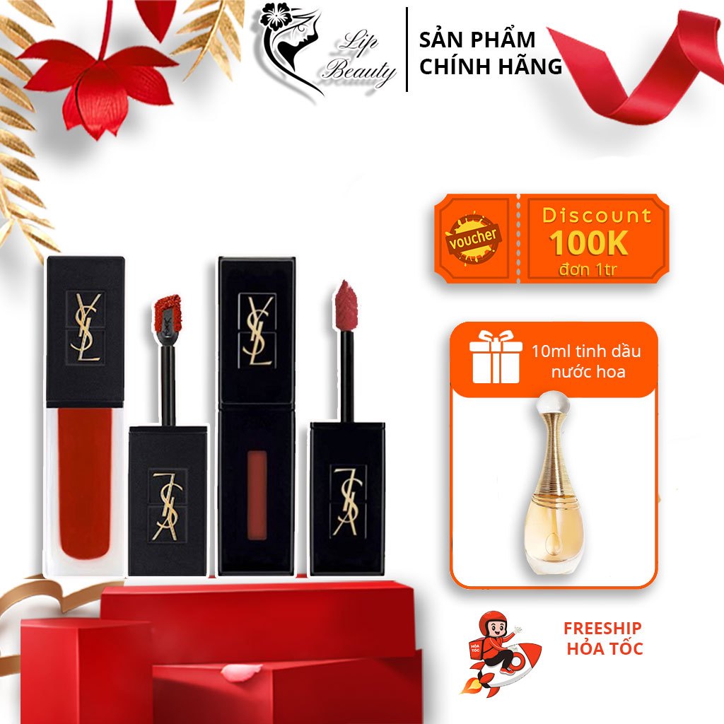 Son Kem YSL Rouge Rebel , Velvet Cream Siêu Lì Mềm Mại 6ml | Shopee Việt Nam