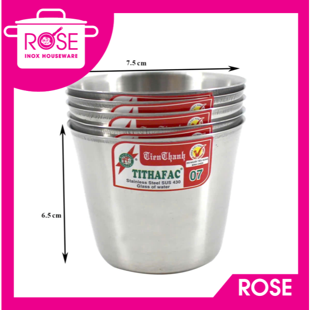 COMBO 10 Ly làm đá inox cao cấp đủ size từ 7 cm đến 10cm - Ly đá inox ...
