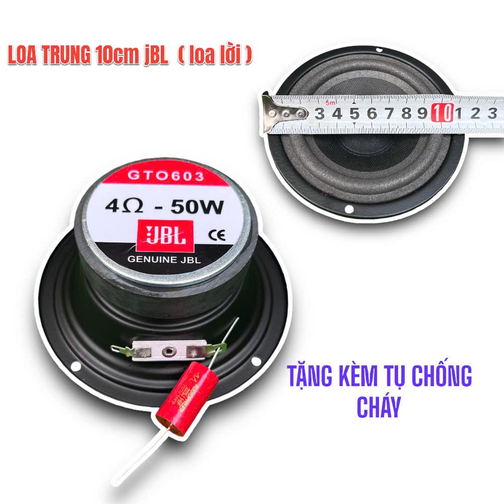 Loa trung cao cấp - Loa trung jBL - Loa mid trung 10 toàn vành 11.5cm ( TẶNG KÈM TỤ XỊN ...