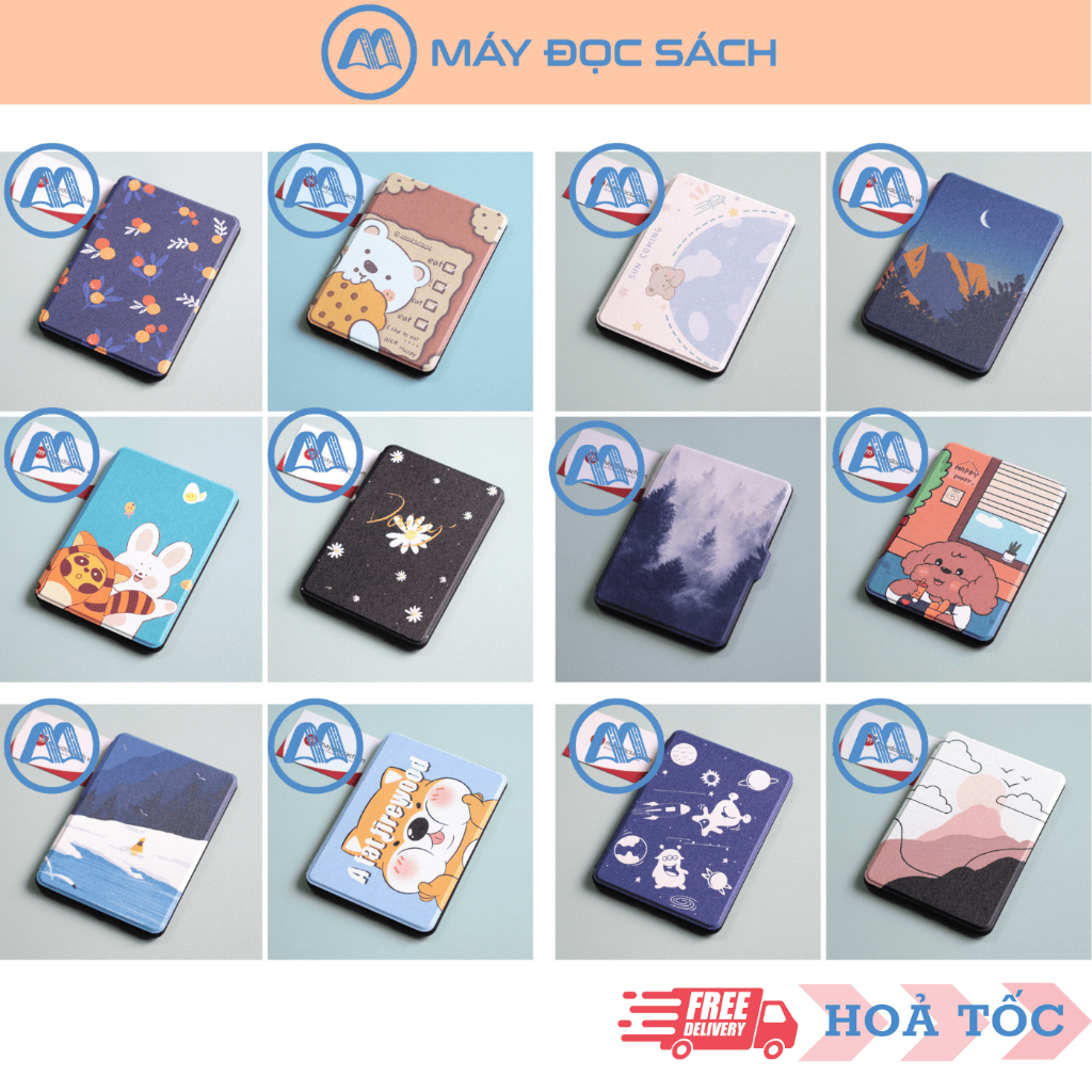 PPW5 | Bao da Cover bảo vệ cho Kindle Paperwhite 5 | Họa tiết sống động ...