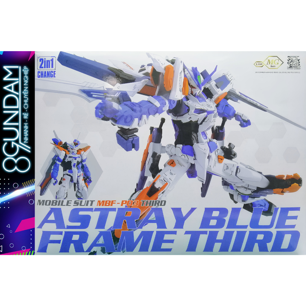 [CÓ SẴN] Mô Hình Lắp Ráp MG Astray Blue Frame Third 3rd (Dragon Momoko ...