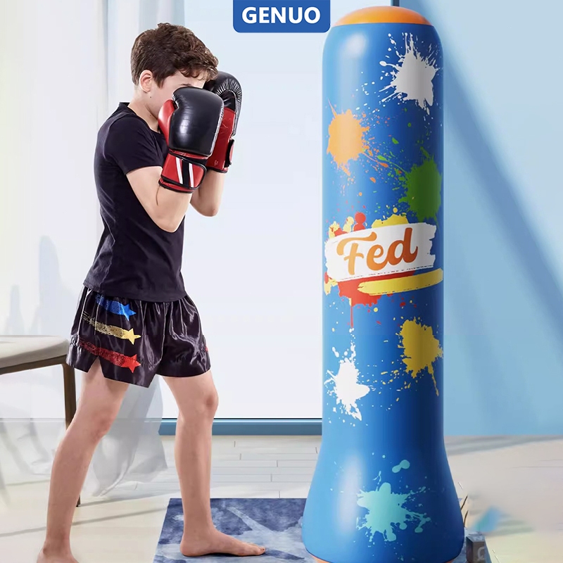 GENUO Trụ đấm bốc cho bé,Cột quyền anh Fallheld,phù hợp cho trẻ em chơi ...