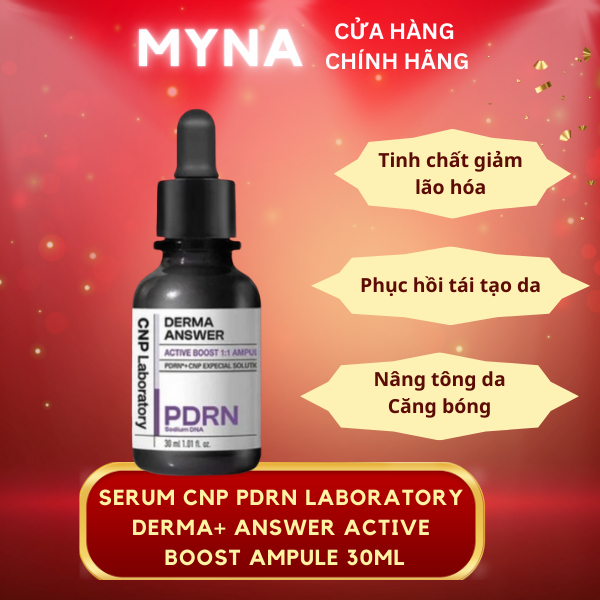 Tinh chất CNP PDRN Laboratory Derma+ Answer Active Boost Ampule giúp tái tạo da, sáng da 15ml ...