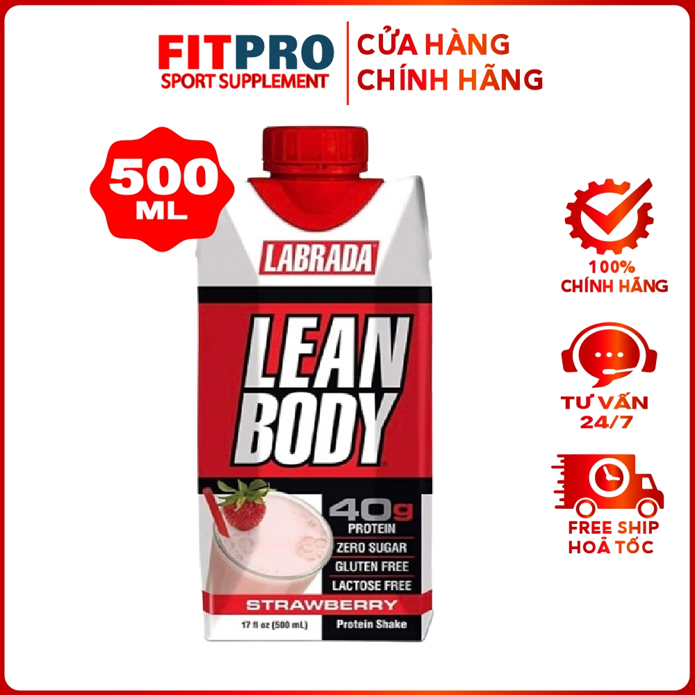 Labrada Lean Body RTD (500ml/Chai) | Sữa Thay Thế Bữa Ăn Uống Liền Tiện ...