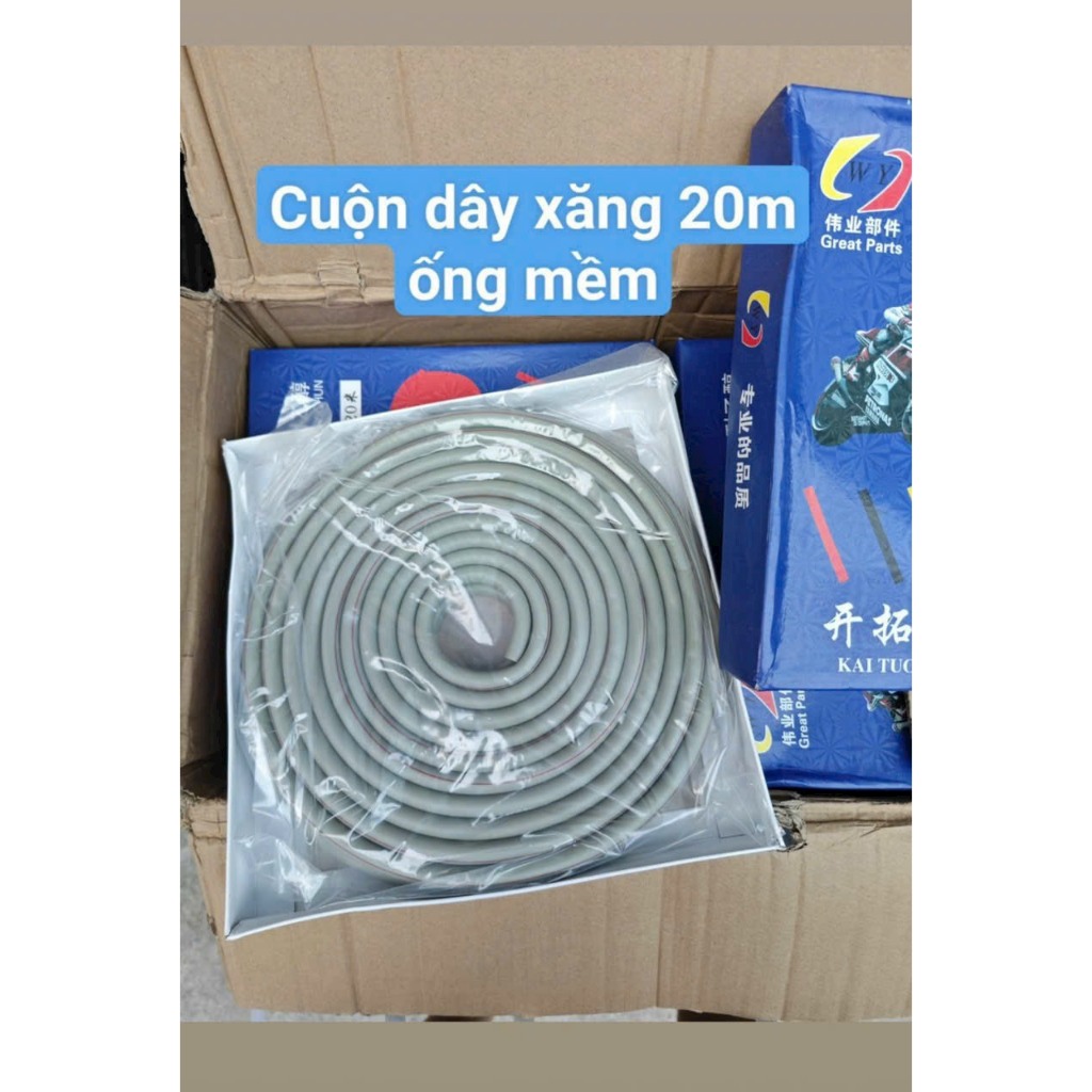Dây dẫn xăng, dây ti ô xăng cuộn 20 mét loại cao cấp | Shopee Việt Nam